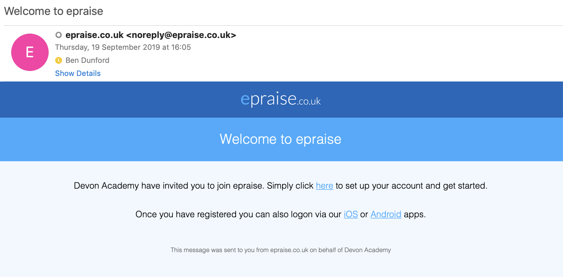 ePraise: Parent Login Options