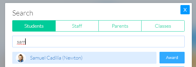 Epraise: Awarding Points