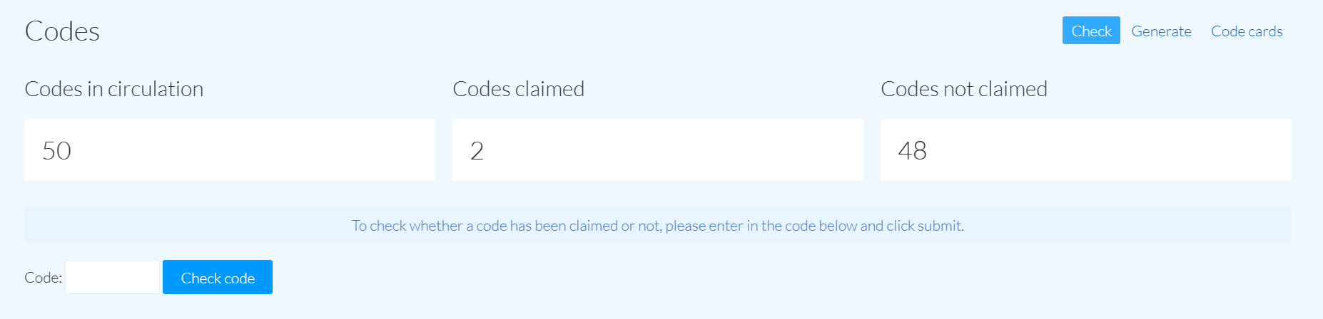 ePraise: Point Codes
