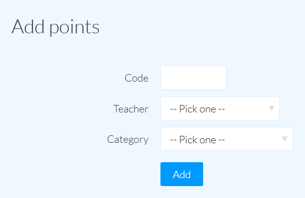 ePraise: Point Codes