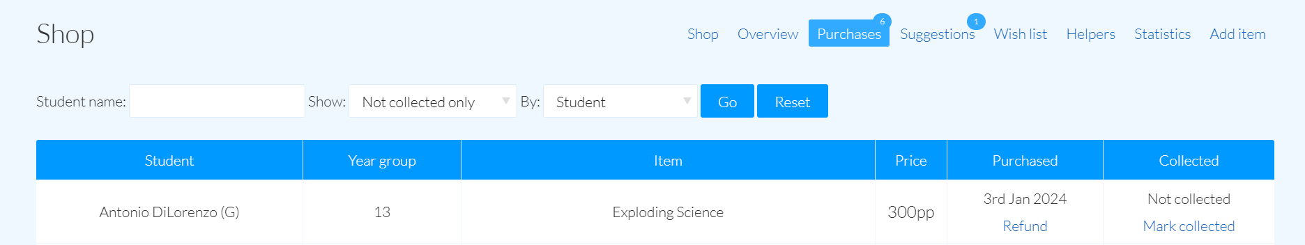 ePraise Shop: Administrators Guide