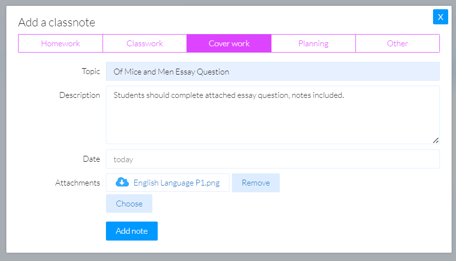 Epraise: Class Views