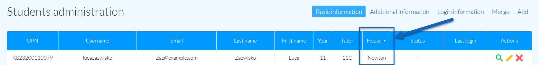 Epraise Site Settings: Houses