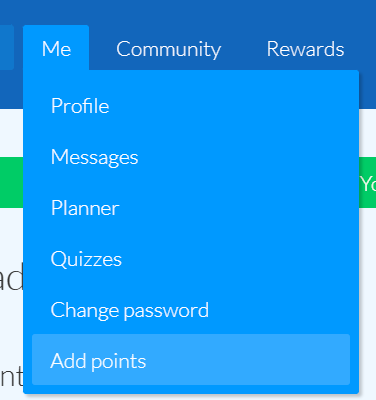 ePraise Students: Points Codes