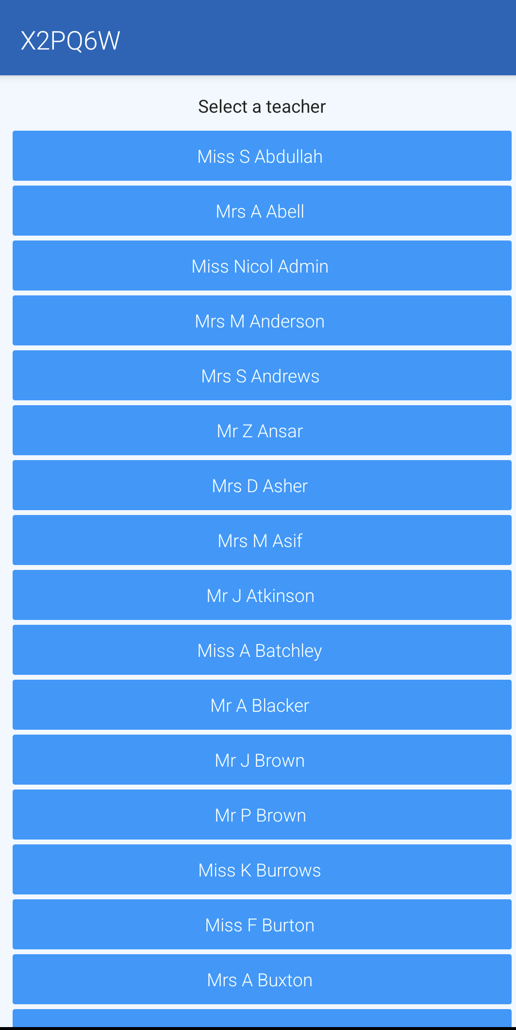 ePraise Students: Points Codes