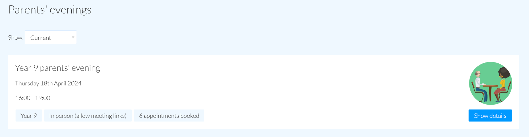 ePraise Parents: Parents Evening