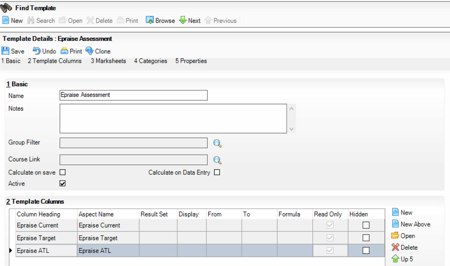 ePraise: SIMS Assessment