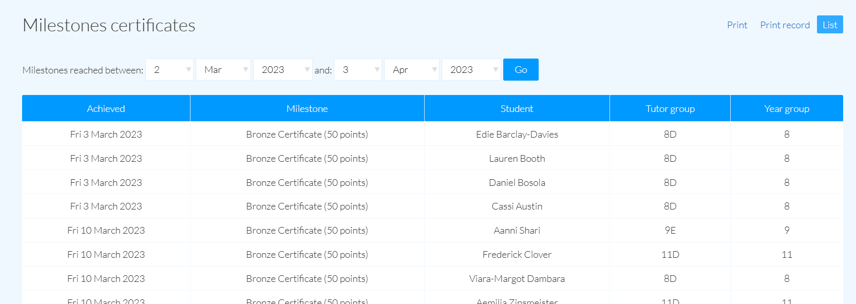 ePraise: Printables