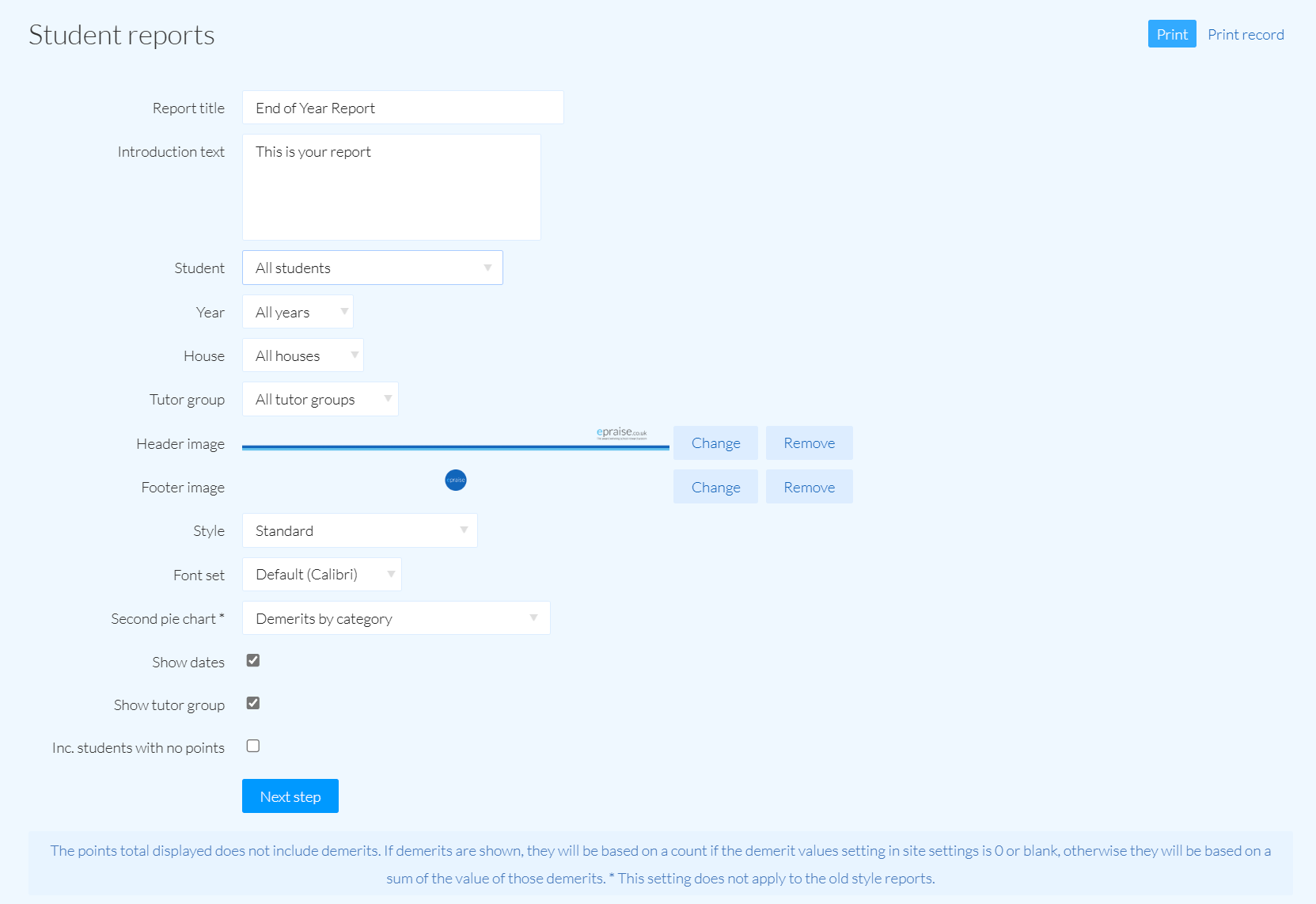 ePraise: Printables